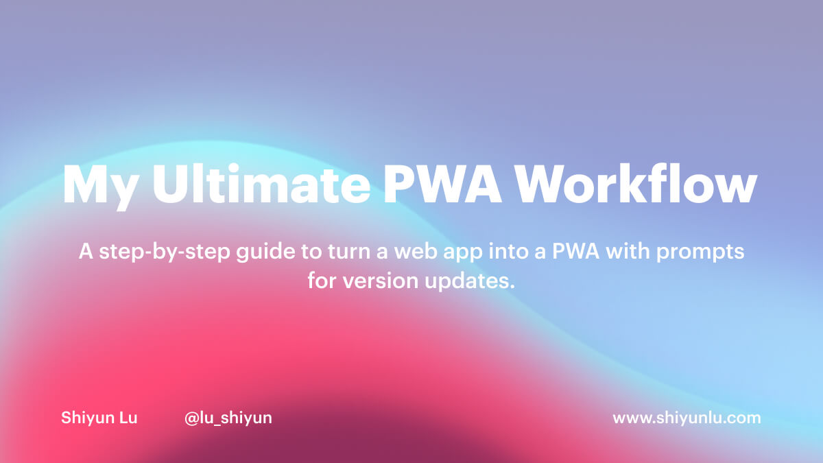 Workflow to Turn a React App to Progressive Web App (PWA) with Service ...